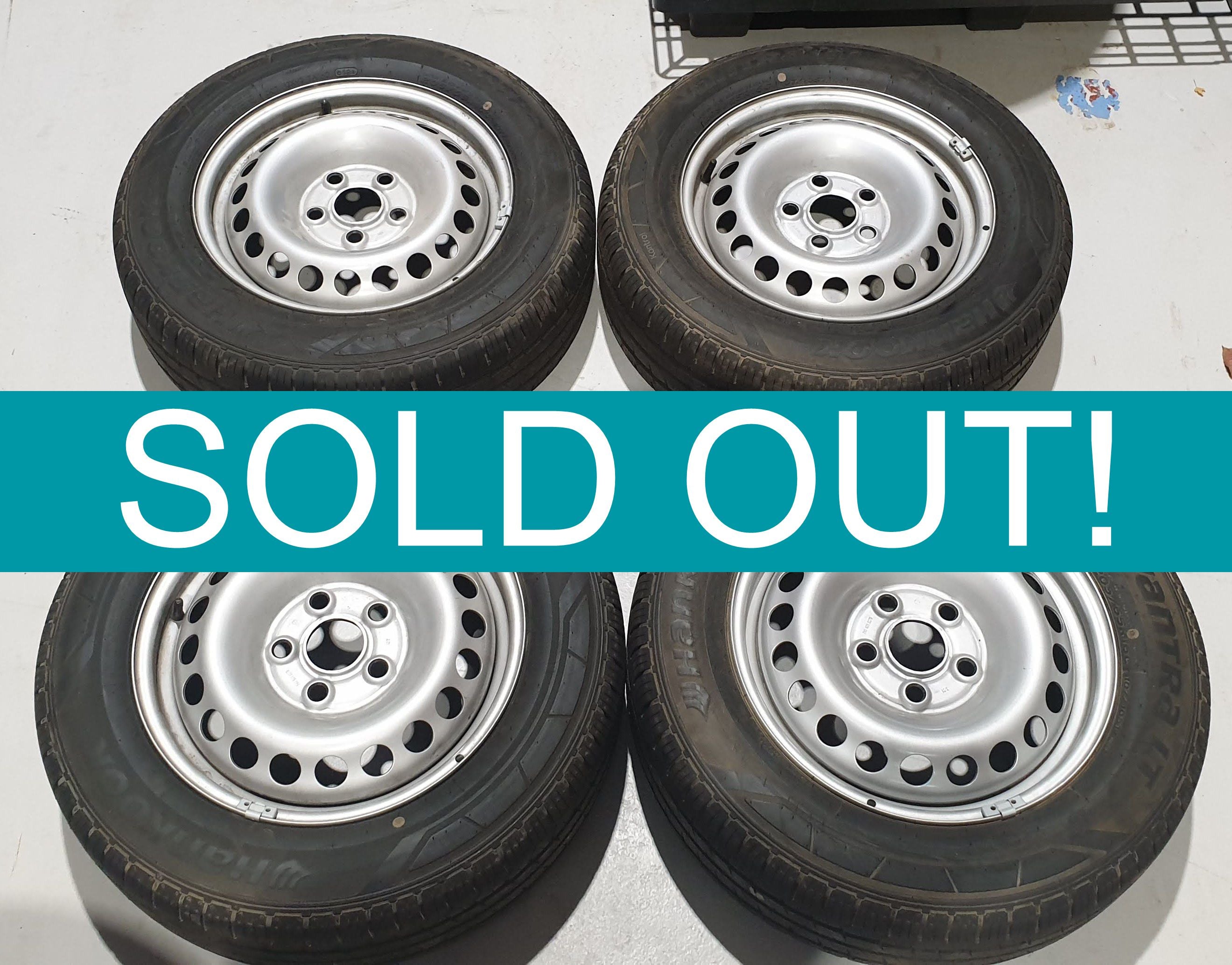 1 x Set Transporter Silver Steel Wheels - NOW SOLD | Stonewall Leisure ...